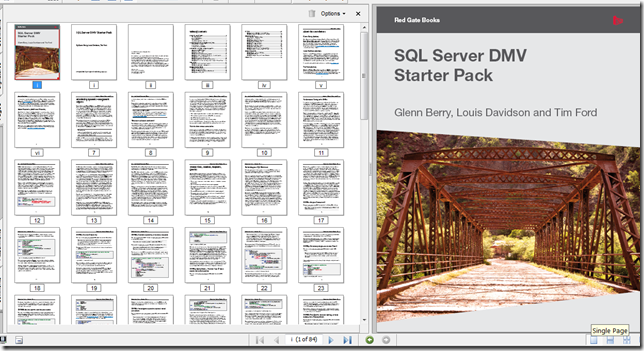 “The SQL Server DMV Start Pack” (eBook and T-SQL) from Red Gate and ...